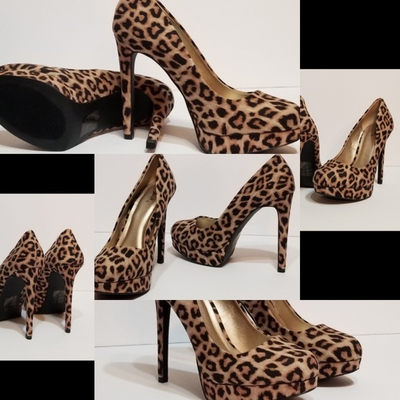Qupid | Shoes | Leopard Stiletto Heel | Poshmark